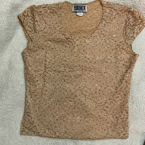 Forenza | Tops | Vintage Forenza 9s Lace Top | Poshmark